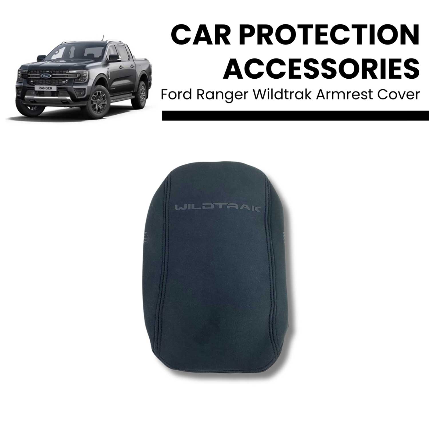Ford Ranger Wildtrak Armrest Lid Cover • Auto Gear Hub Car Accessories ...