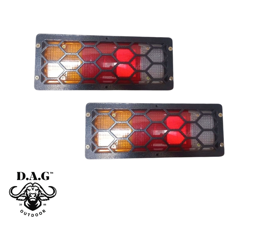 Toyota Land Cruiser 79 Series Honeycomb Tail Light Cover Set • Auto ...