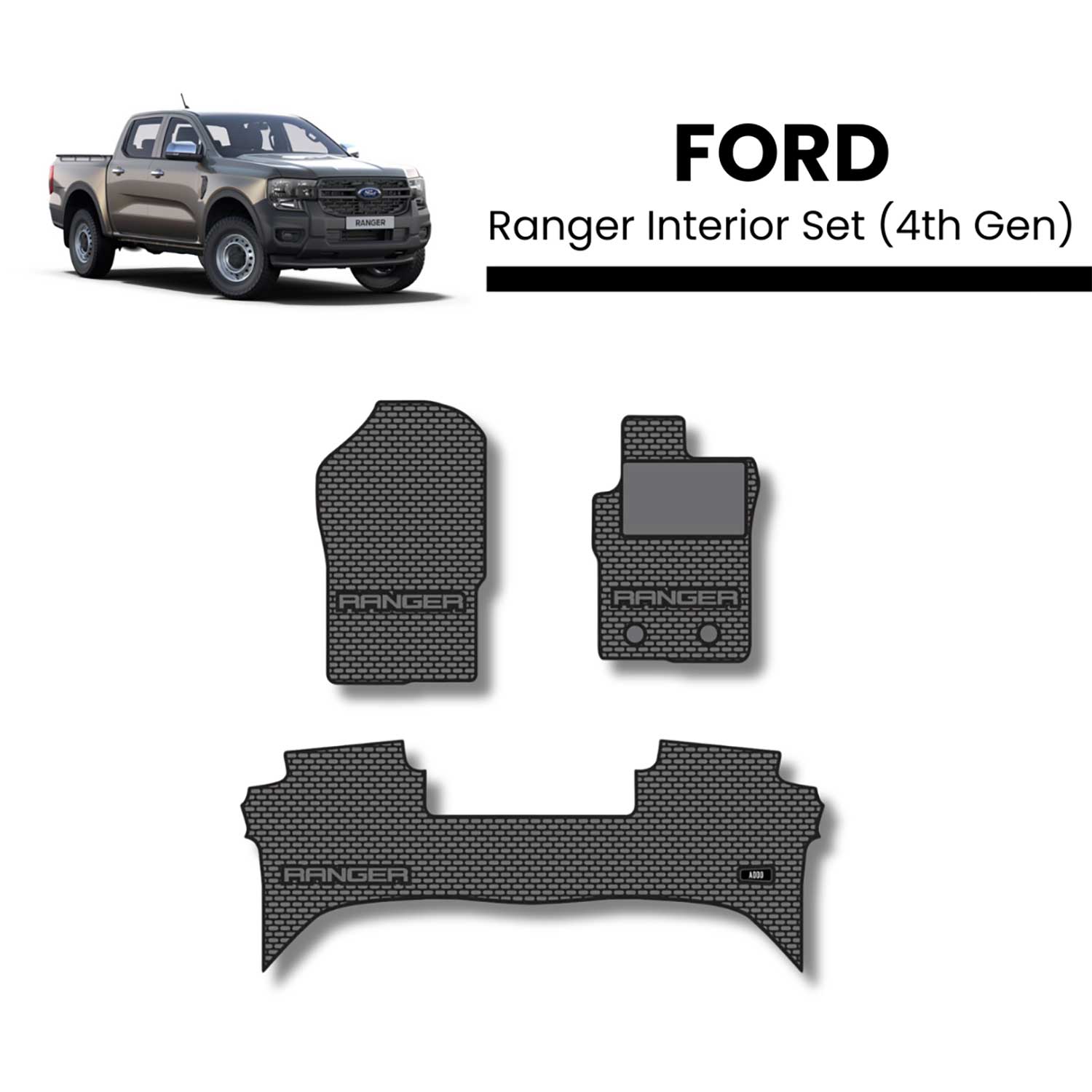 Premium Ford Ranger Next Gen Mat Set