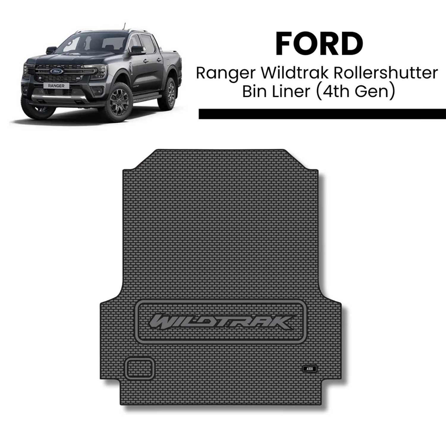 Premium Ford Ranger Wildtrak Next Gen Roller Shutter Bin Liner