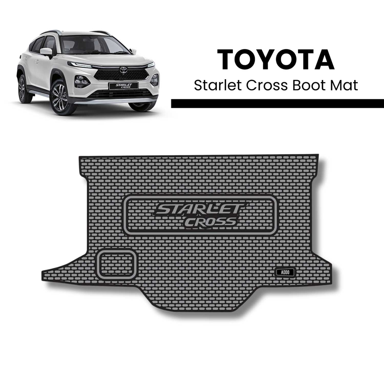 Premium Toyota Starlet Cross Boot Mat